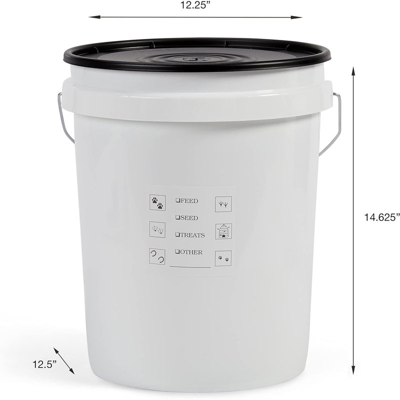 United Solutions Airtight Pet Food Storage, 5 Gallon, 2-Pack | Wayfair